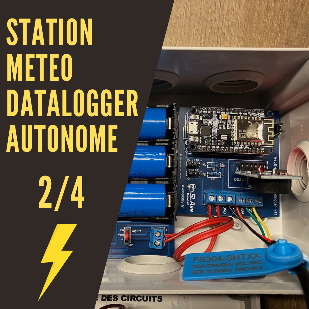 Station météo autonome datalogger (2/4) - SLA99